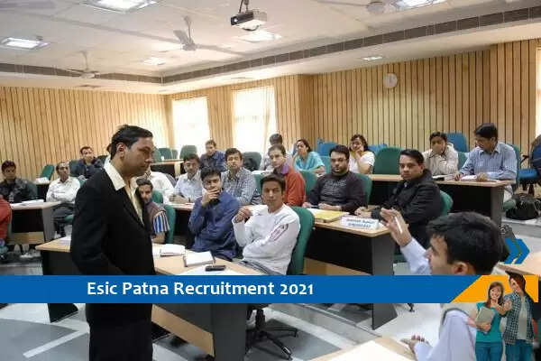ESIC Patna Recruitment for the post of Associate Professor and Professor