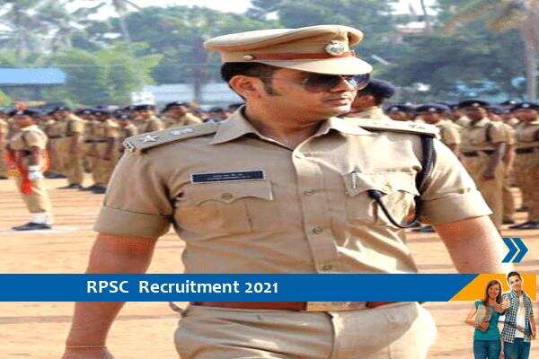 RPSC Recruitment for Sub Inspector Posts