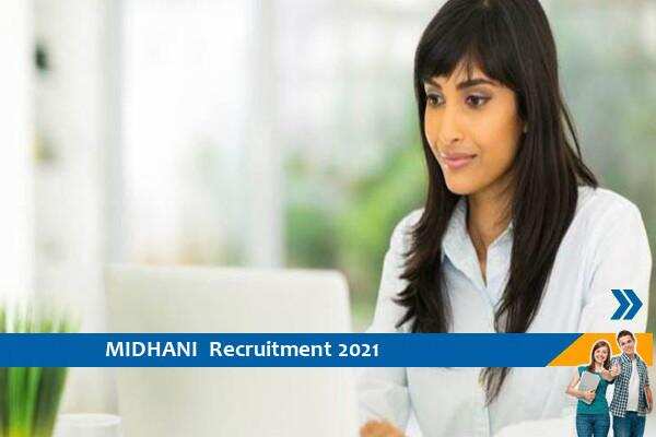 Recruitment to the post of Assistant in MIDHANI