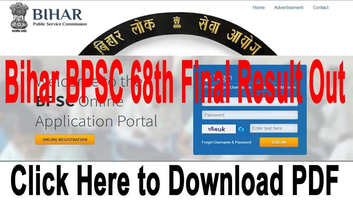 Bihar BPSC 68th Final Result 2024 Out! Check Your Rank for 281 Posts