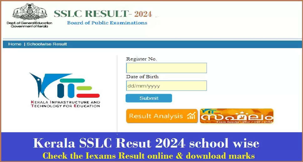 Kerala SSLC Results 2024: Class 10 Marksheets Set to Release Tomorrow ...