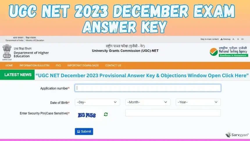 UGC NET December 2023 Answer Key Out! Download Now & Raise Objections