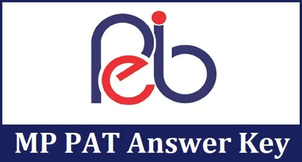 MP PAT Answer Key 2022 released at peb.mp.gov.in, download link here