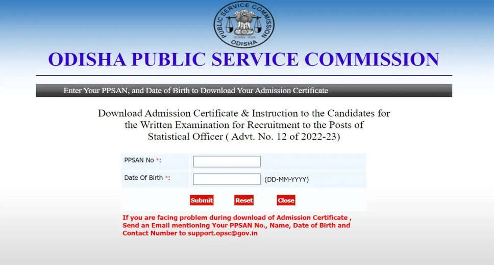 OPSC SO Exam 2023: Hall Tickets Out Now at opsc.gov.in, Download Guide Here!