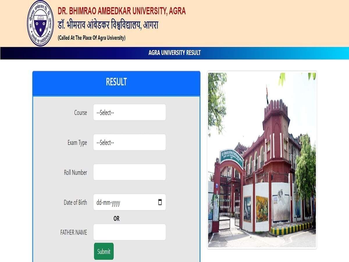 Agra University UG and PG Semester Results 2024 Declared; Download ...