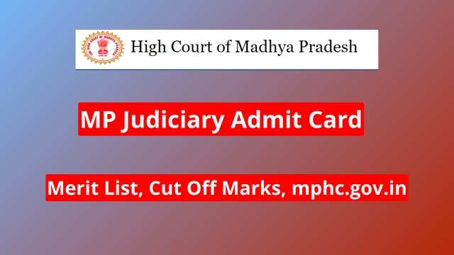 MP Judiciary Exam 2024: Civil Judge Admit Card Available Now! Download Here