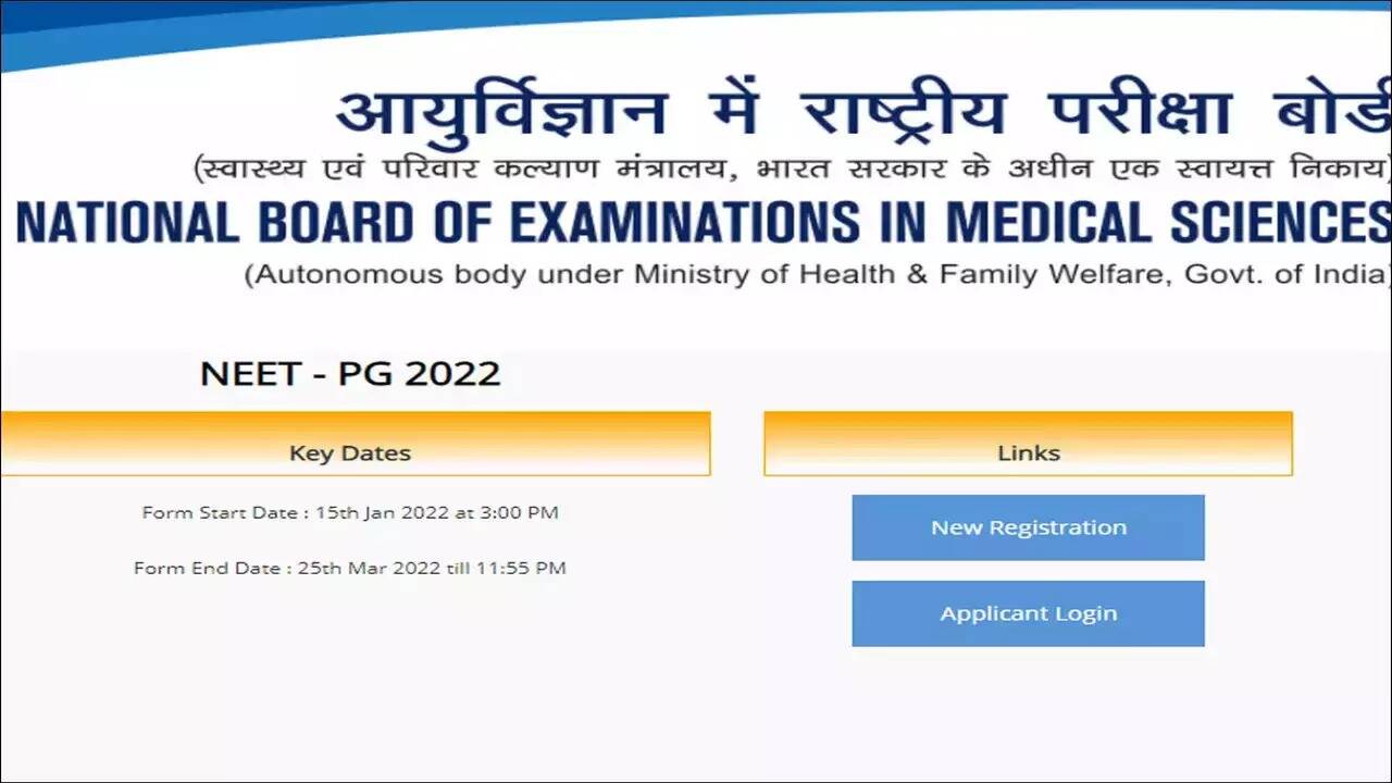 NEET PG 2024 Registration to Open Shortly at nbe.edu.in, Stay Tuned for ...