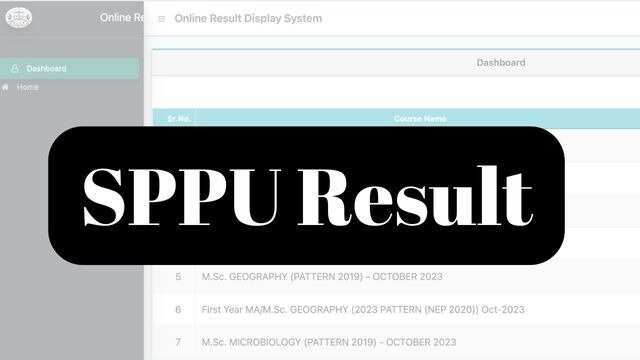 SPPU Pune University Result 2024 Declared: Direct Link to Download UG ...
