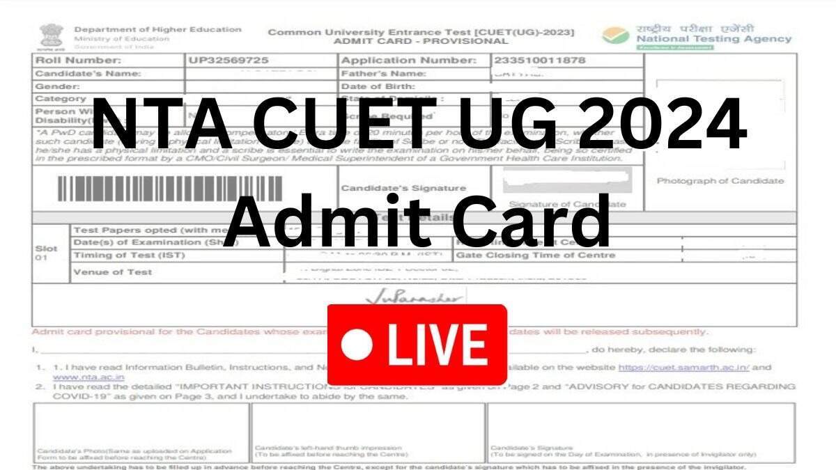 CUET UG Admit Card 2024 Out: Step-by-Step Guide to Download Your Hall ...
