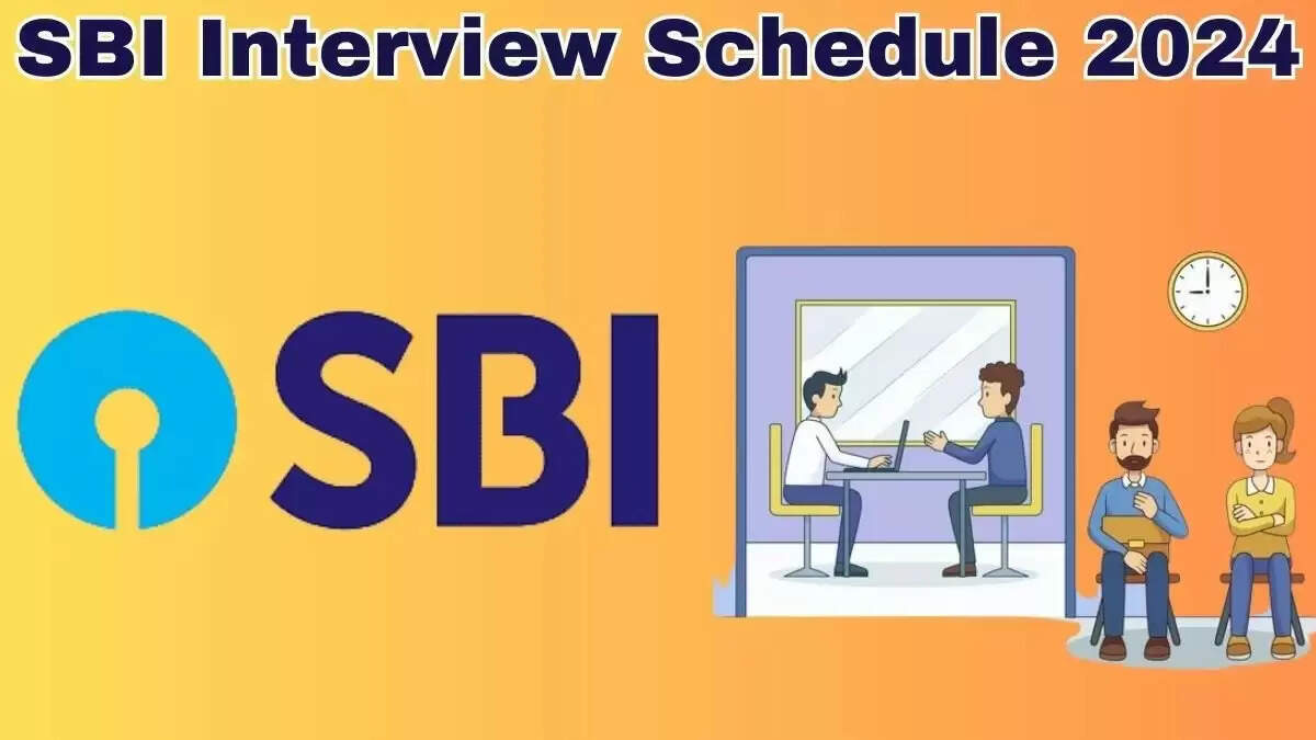 SBI Specialist Cadre Officer 2024: Interview Dates Released