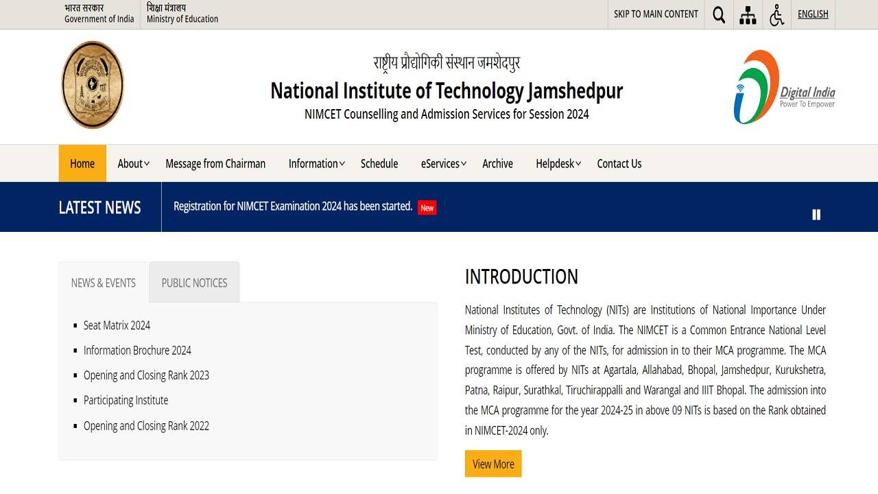 NIMCET 2024 Application Process Started for MCA Admission in NITs; Last ...