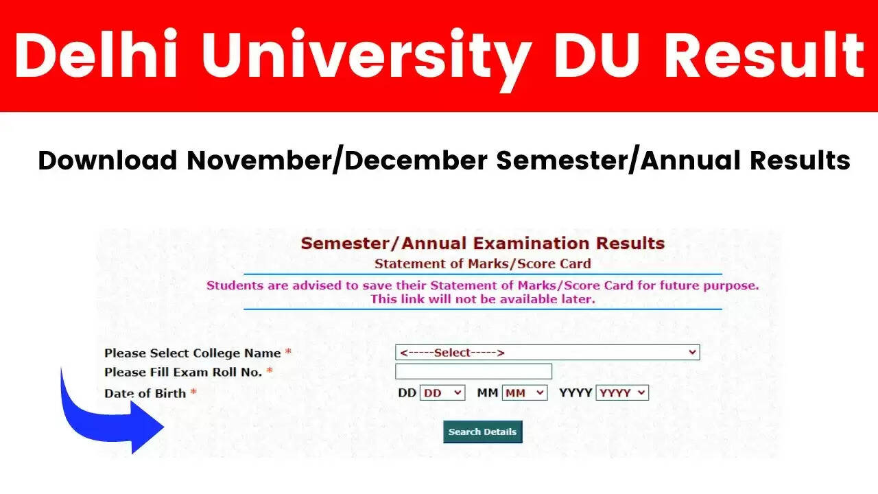 Delhi University Result 2024 Declared: Direct Link to Download UG and ...