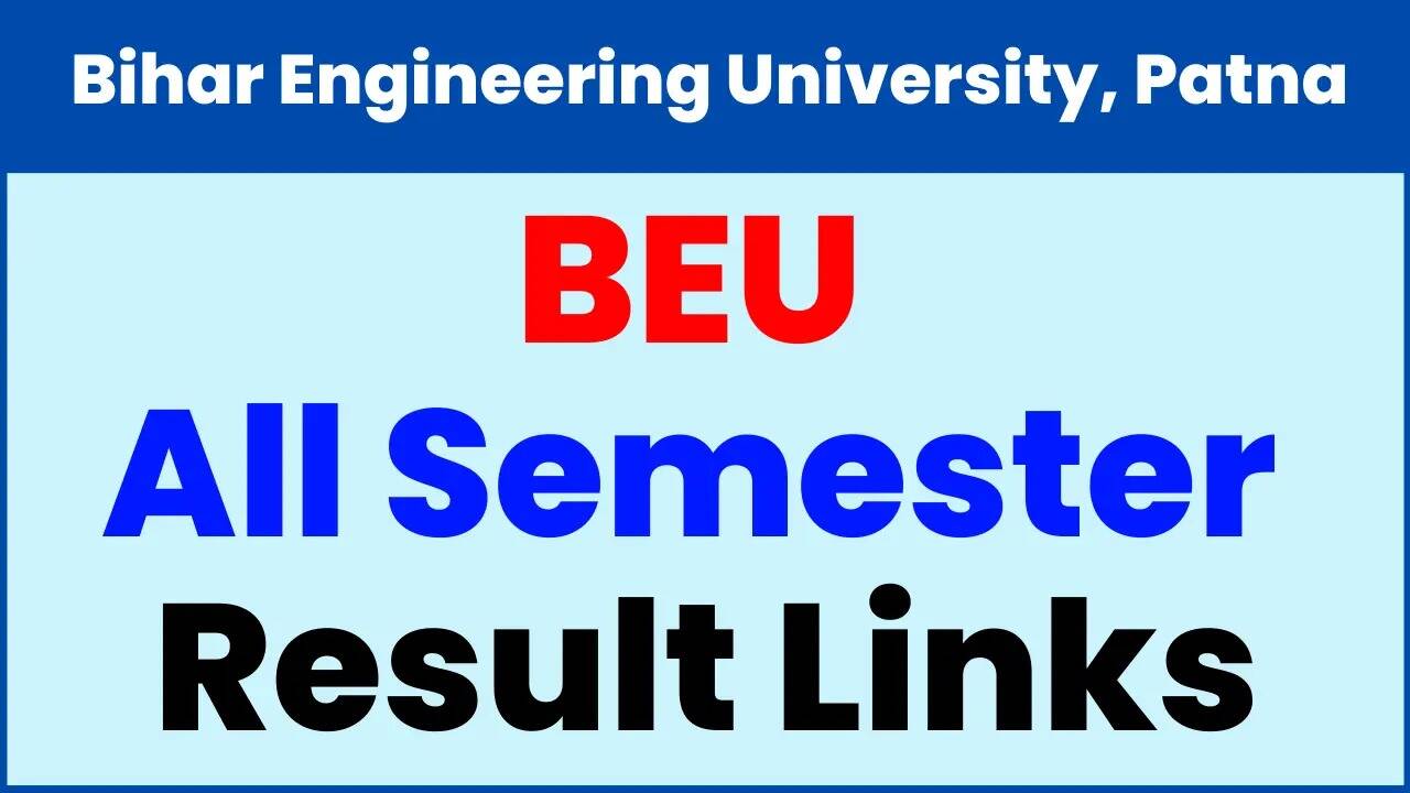 BEU Result 2024 Declared: Download B.Tech Marksheet from beu-bih.ac.in Now