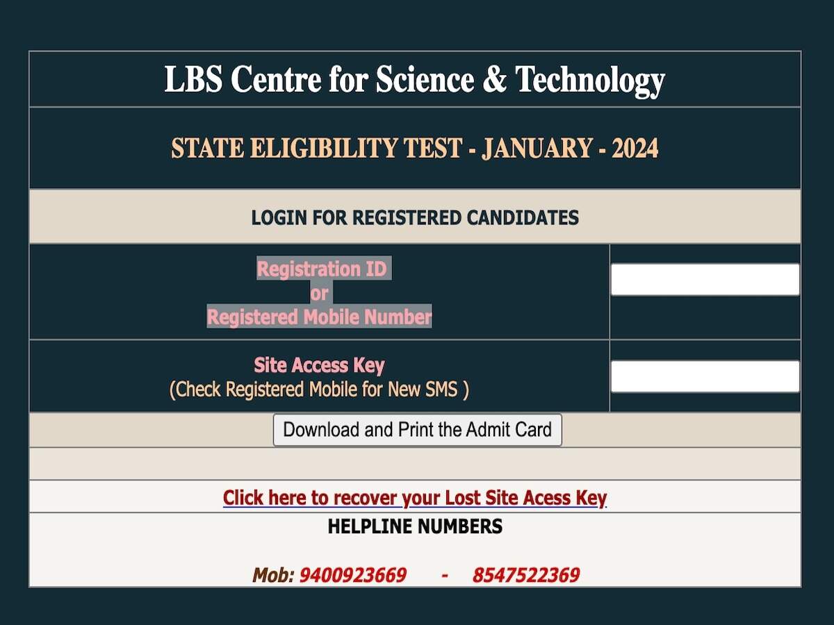 IBS Kerala SET Result 2024 Announced: Check Steps to Download KSET ...